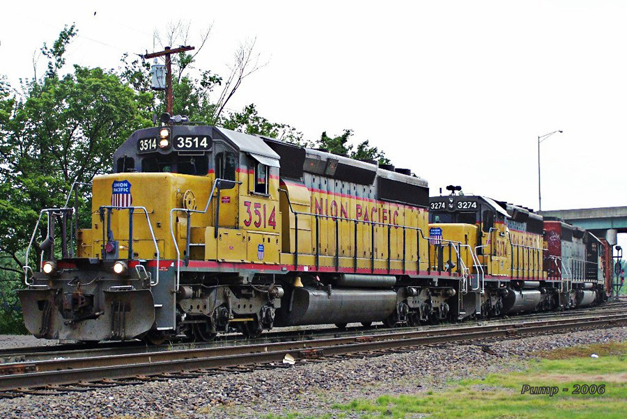 Northbound UP Manifest Train